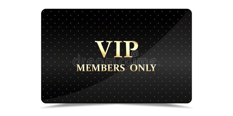 Vip Gold Ticket.Vip in Abstract Style on Black Background.Vip Gold ...