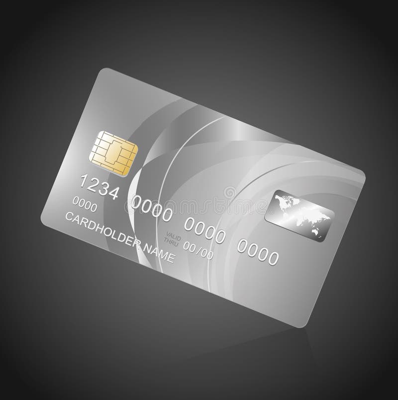 Vector credit cards stock vector. Illustration of debit - 21303175