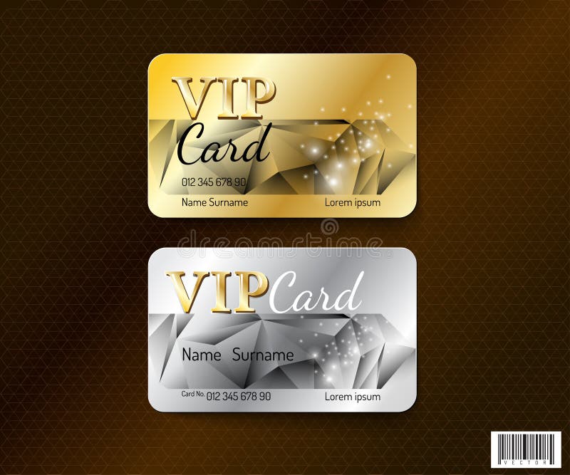 VIP Card Symbol Design-vector File Stock Vector - Illustration of ...