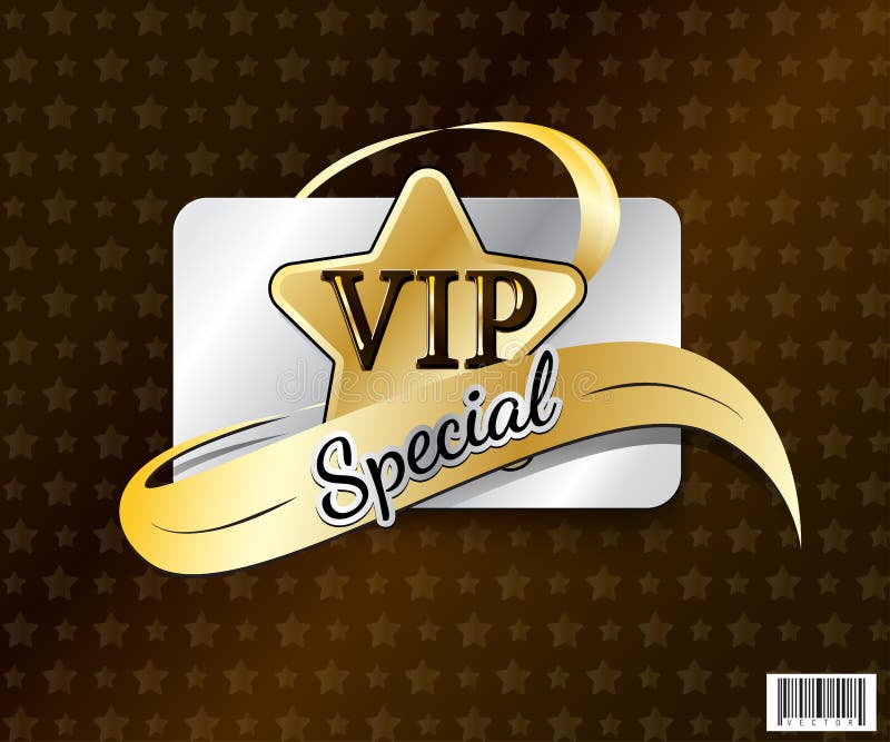 VIP Card Symbol Design-vector File Stock Vector - Illustration of ...