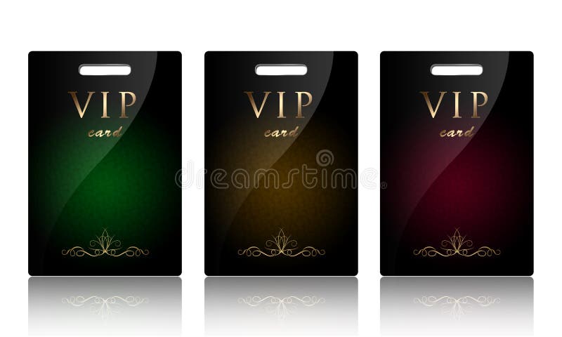 VIP cards stock illustration. Illustration of empty, celebration - 11119441