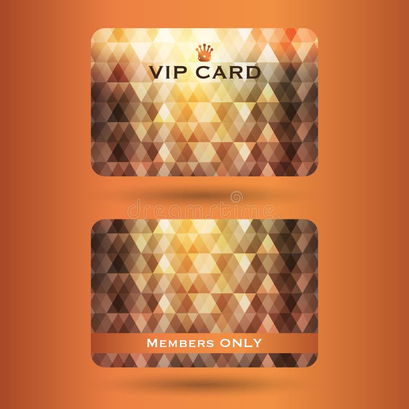 Vip cards design template stock vector. Illustration of gold - 43956464