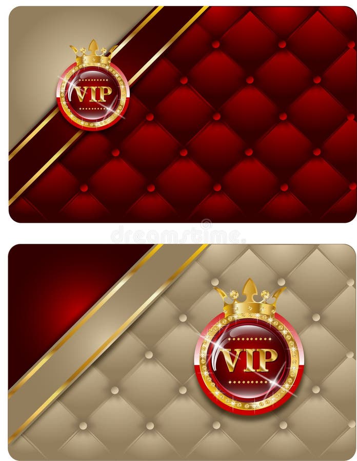 VIP cards stock vector. Illustration of original, brilliant - 93798024
