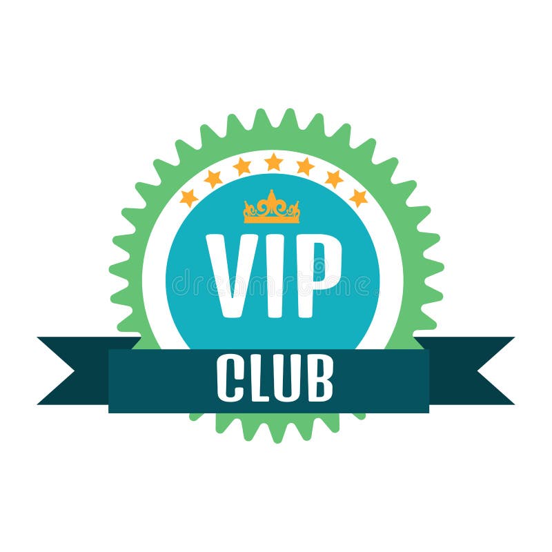 VIP Club Logo Banner. VIP Club Members only Banner. Diadem Vector ...