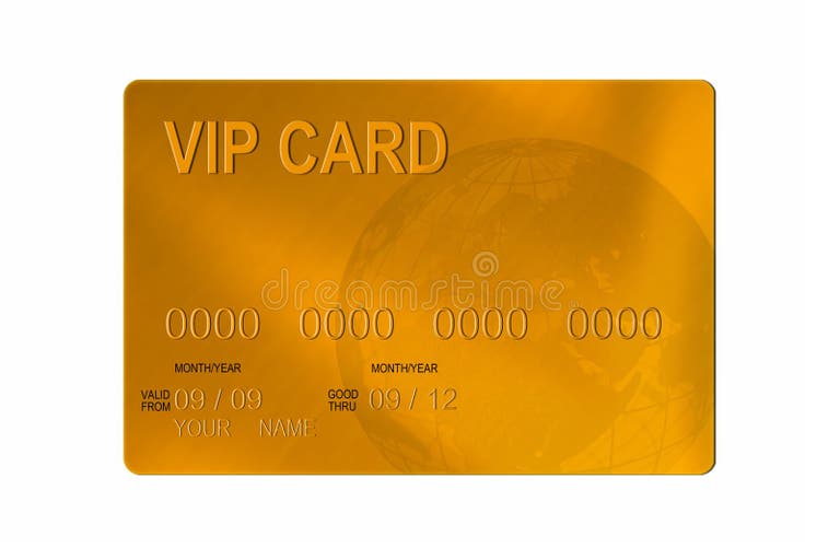 VIP Credit card stock illustration. Illustration of visa - 8425910