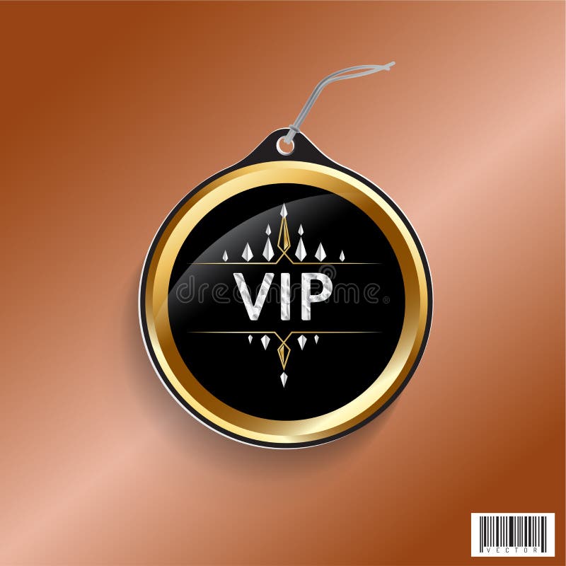 VIP Exclusive Luxury Tag Design Stock Vector - Illustration of ...