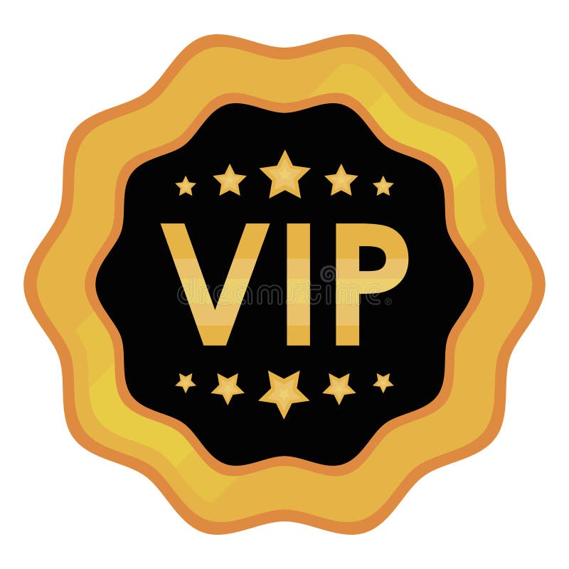 Vip frame golden stamp stock vector. Illustration of premium - 248231967