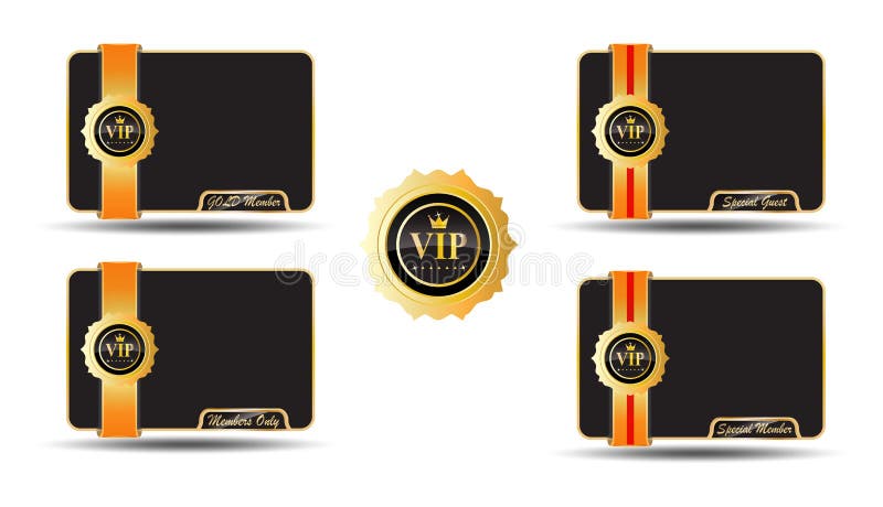 VIP Label stock vector. Illustration of brilliance, golden - 27679156