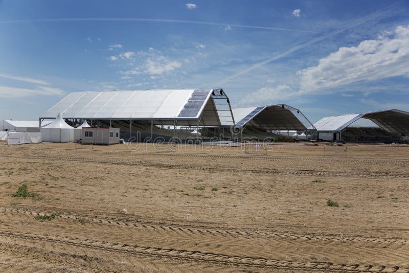 VIP Grandstand after D-Day Ceremony Editorial Stock Photo - Image of ...