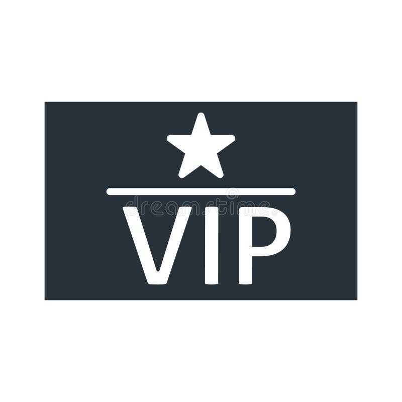VIP Greetings Vector Icon Which Can Easily Modify or Edit Stock Vector ...