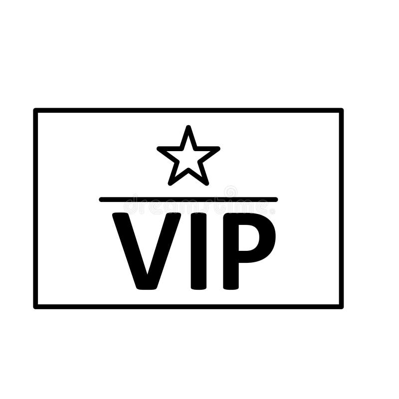 VIP Greetings Vector Icon Which Can Easily Modify or Edit Stock Vector ...