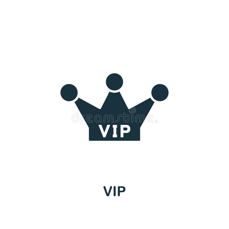 Vip Icon. Creative Element Design from Tourism Icons Collection Stock ...