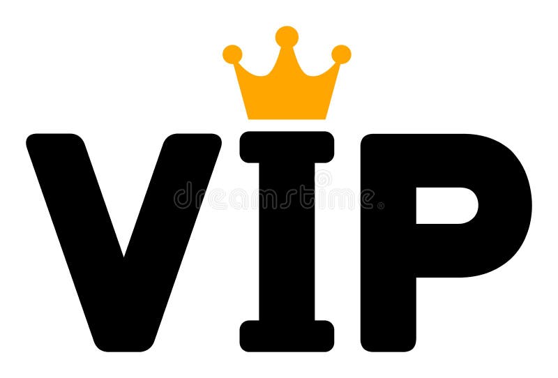 Vip Icon in Trendy Design Style. Vip Icon Isolated on White Background ...