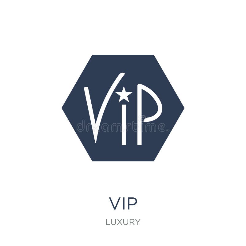 Vip Icon. Trendy Flat Vector Vip Icon on White Background from L Stock ...
