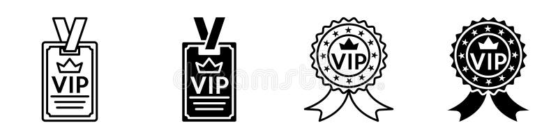 VIP icon vector stock vector. Illustration of royal - 347973999