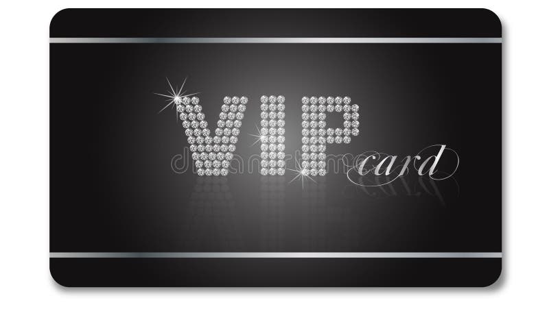 Vip-Karte vektor abbildung. Illustration von kasino, unterhaltung ...