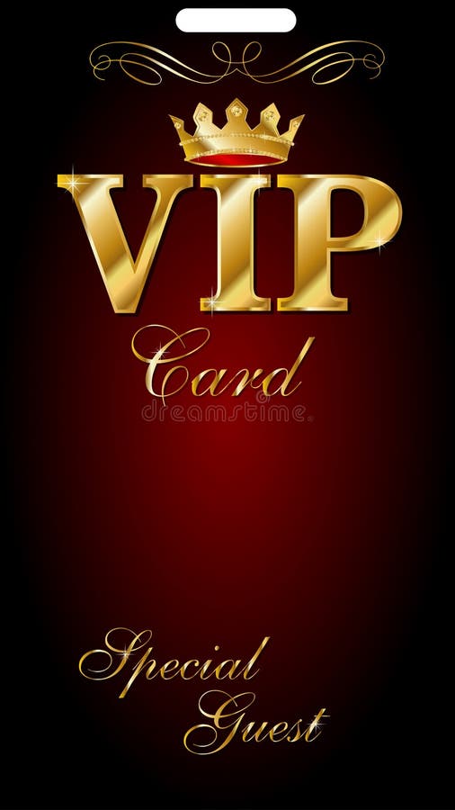 Vip-Karte stock abbildung. Illustration von exklusiv - 92590604