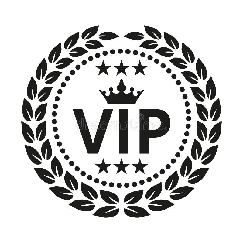 Vip Label On White Background Stock Illustration - Illustration of ...