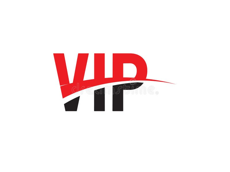 VIP Letter Initial Logo Design Vector Illustration Stock Vector ...