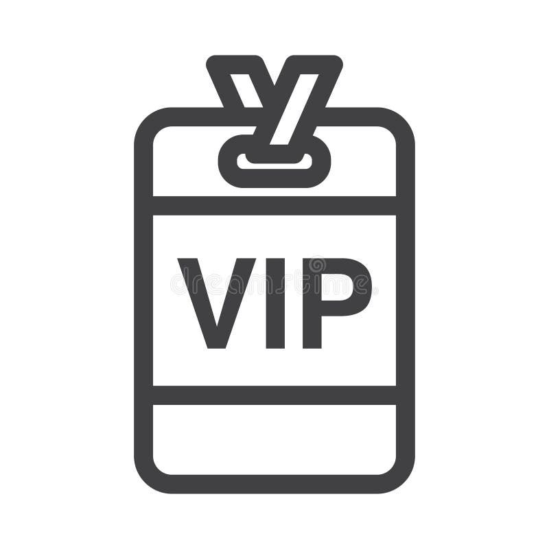 VIP Member ID Card Icon â€ Exclusive Access and Identification Badge ...