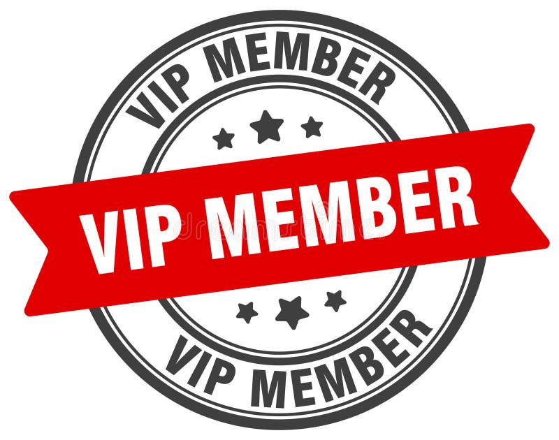 Vip Member Stamp. Vip Member Label on Transparent Background. Round ...