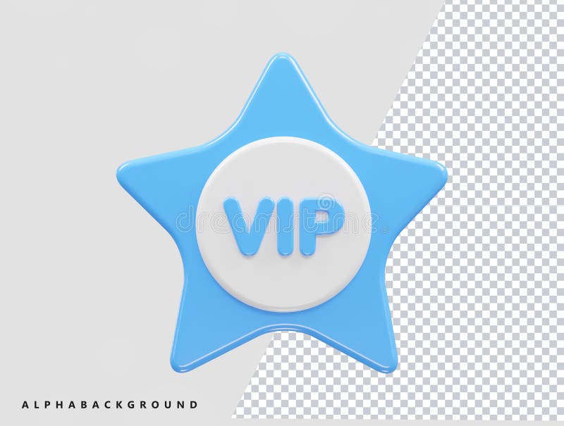 Vip Membership Icon Vector Illustration Element 3d Rendering ...