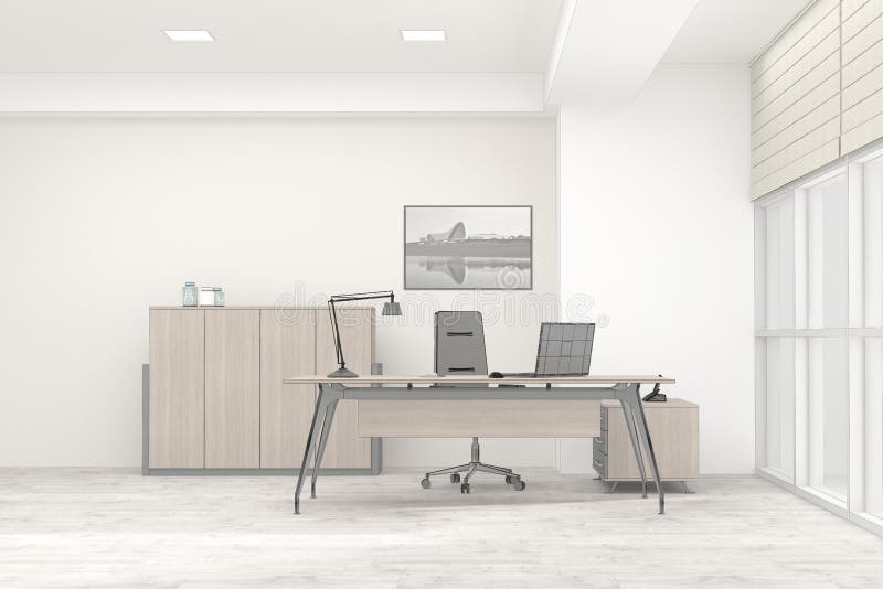 VIP Office Furniture Color Grid 3D Rendering Stock Illustration ...