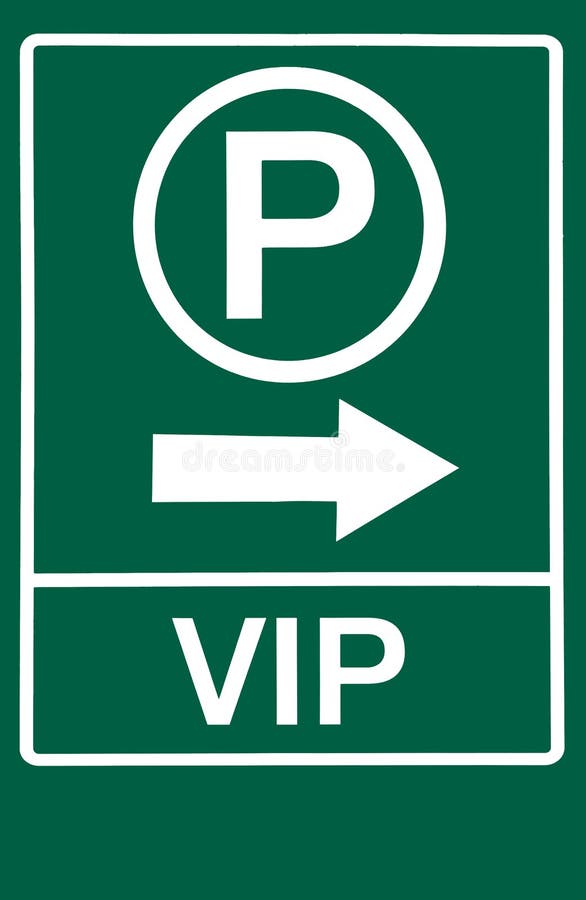 VIP park symbol stock photo. Image of park, arrow, traffic - 20356302