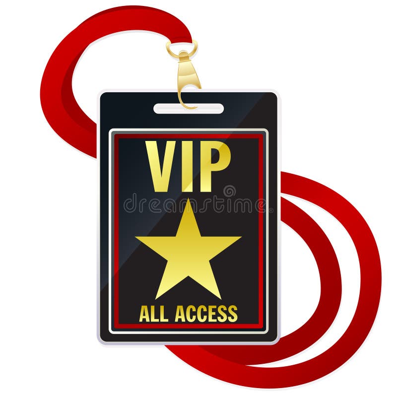 VIP Pass stock vector. Illustration of lanyard, elements - 18569090 VIP Pass stock vector. Illustration of lanyard, elements - 18569090