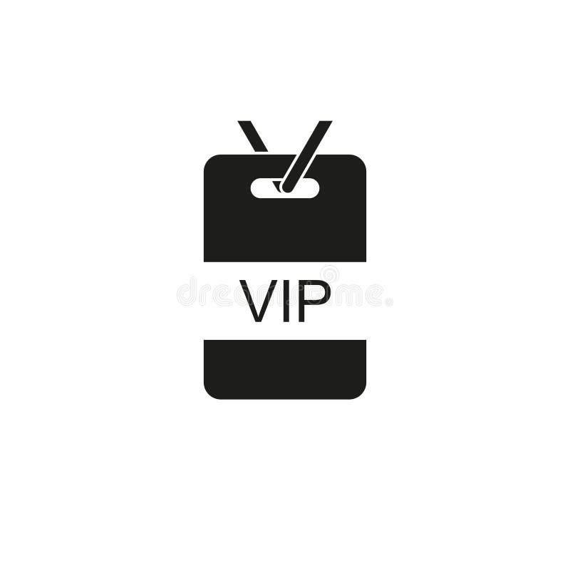 VIP person icon. Badge stock vector. Illustration of object - 206921547