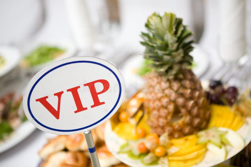 VIP place at the table stock image. Image of crystal - 13095849