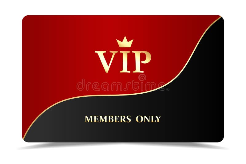 VIP. Premium Card. Vip Gold Ticket Stock Vector - Illustration of ...