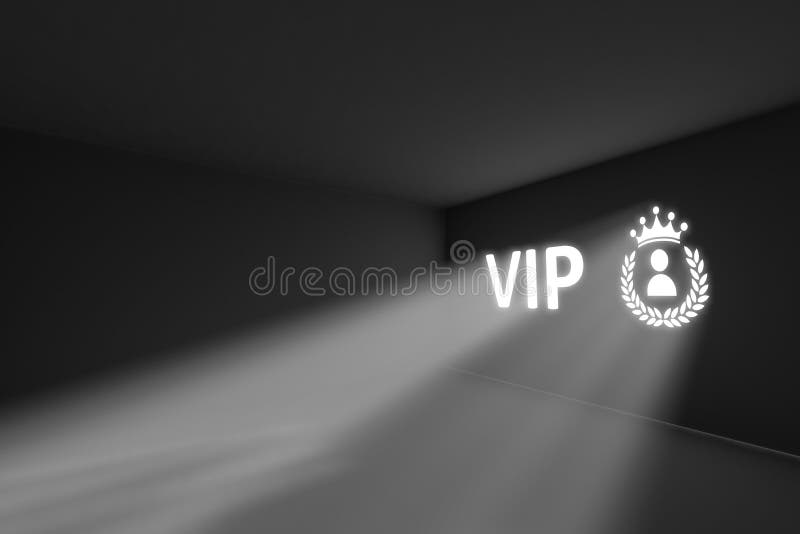 VIP Rays Volume Light Concept Stock Illustration - Illustration of ...