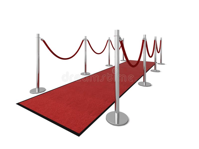 VIP red carpet - Side view stock illustration. Illustration of abstract ...