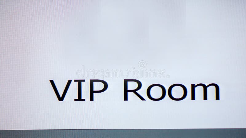 VIP Room in Front of the Room for Special Guests Attending the M Stock ...