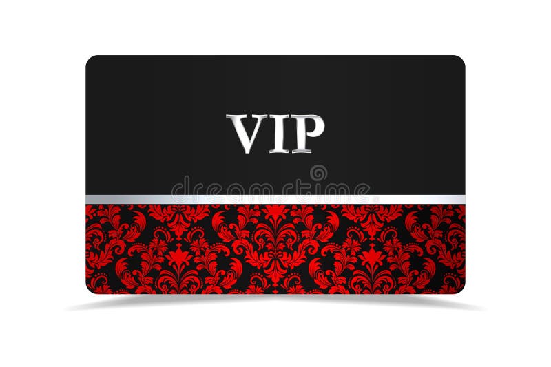 VIP. Vip Silver Ticket.Premium Card. Stock Vector - Illustration of ...