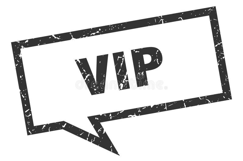 Vip speech bubble. stock vector. Illustration of textured - 154055291