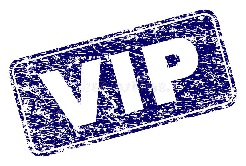 Grunge VIP Framed Rounded Rectangle Stamp Stock Vector - Illustration ...