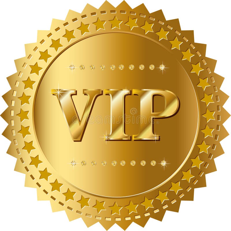 VIP Star stock vector. Illustration of premium, golden - 93792573