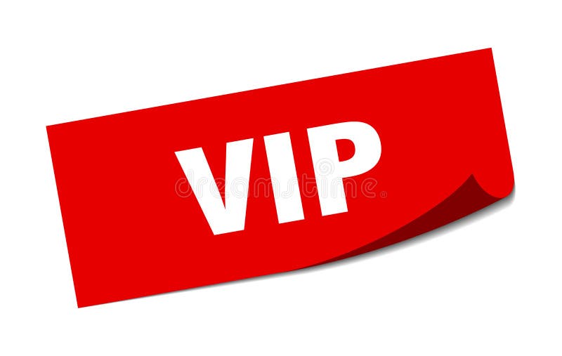 Vip sticker. stock vector. Illustration of sign, design - 153822873
