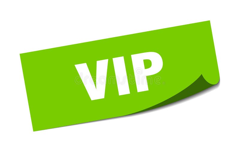 Vip sticker. stock vector. Illustration of design, vector - 153891387