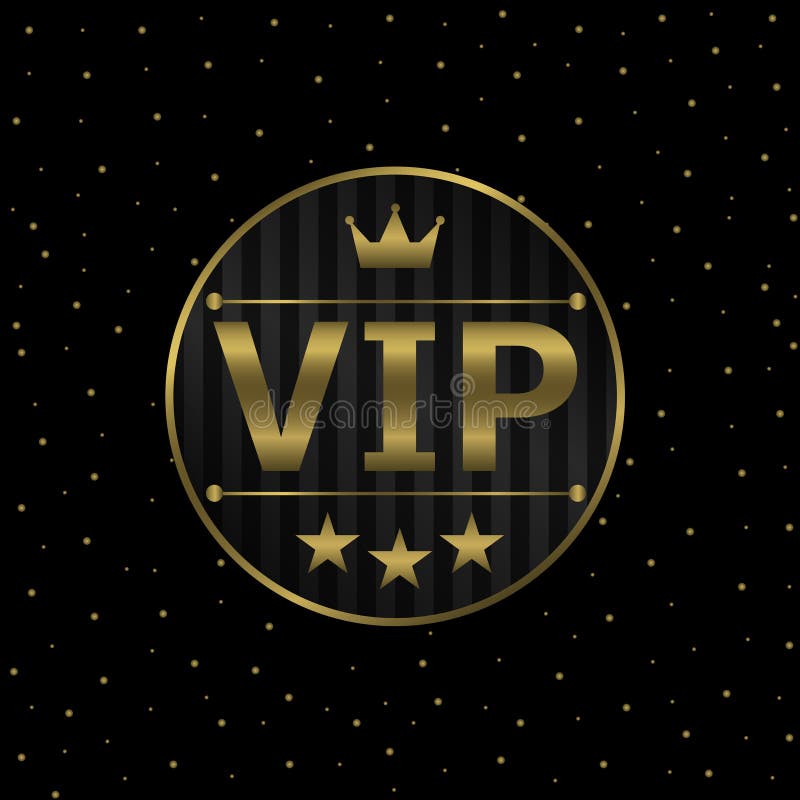 VIP-ikon vektor illustrationer. Illustration av exklusivt - 48578669