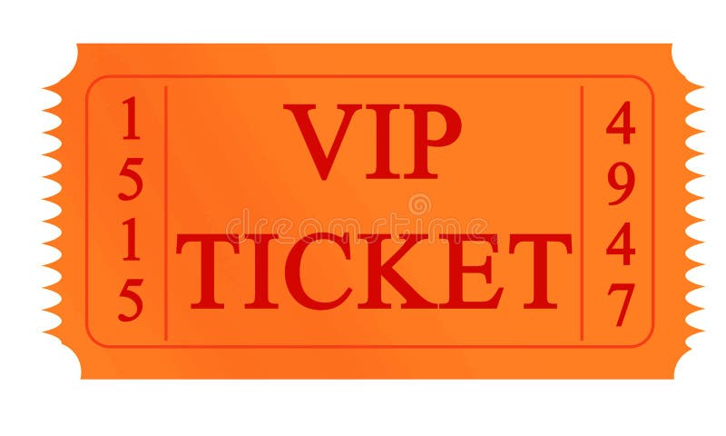Vip ticket stock illustration. Illustration of exposition - 8168310