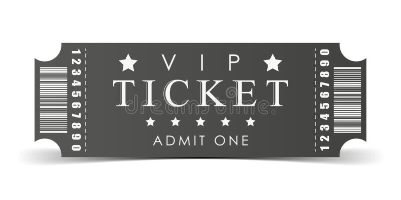 VIP Ticket Design Template. Vector Illustration. Stock Vector ...