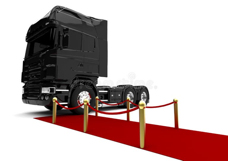 VIP Truck stock illustration. Illustration of driving - 74789885