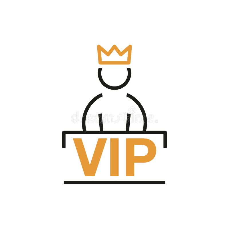 VIP User Customer Icon Vector. Person Profile Stock Vector ...
