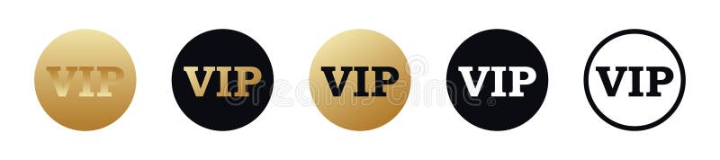 Vip User Token Icon. Premium Member Stock Vector - Illustration of ...