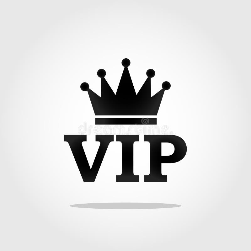 VIP Vector Icon Vector Illustration Stock Vector - Illustration of ...