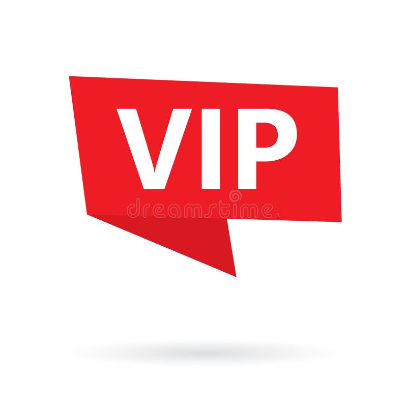 VIP Very Important Person Acronym on a Sticker Stock Vector ...