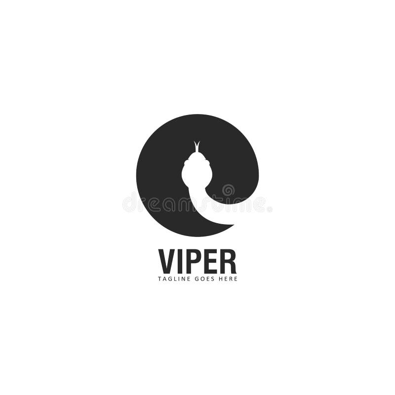 Viper Logo Vector Icon Illustration Stock Vector - Illustration of ...